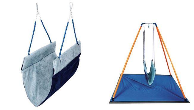 Using a Sensory Wrap for Vestibular Swing | Health Products For You