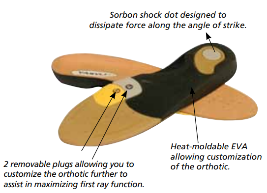 Buy Vasyli Dananberg Fist Ray Orthotic [Custom Insoles]