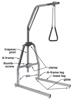 Buy Lumex Trapeze Floor Stand [Authorized Retailer]
