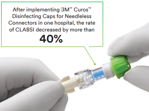 Buy 3M Curos Disinfecting Cap for Needleless Connector