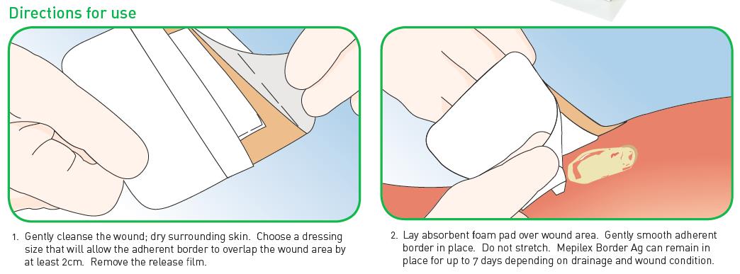 Shop Molnlycke Mepilex Border Soft Silicone Bordered Foam Dressing