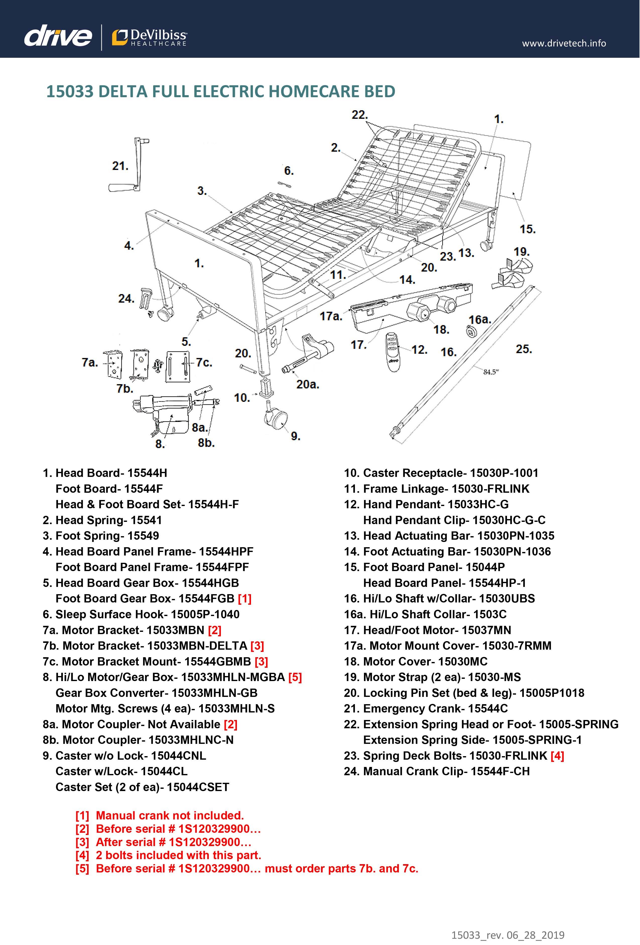 Buy Delta Ultra Light 1000 Full Electric Medical Beds – 15033
